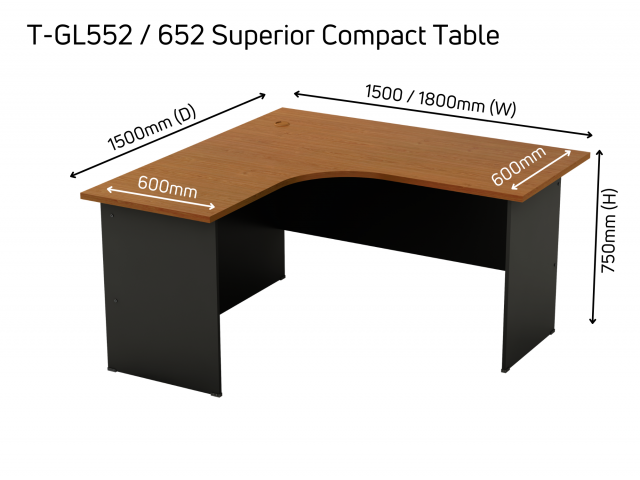 T-GL1515/1815/552/652 Superior Compact Table