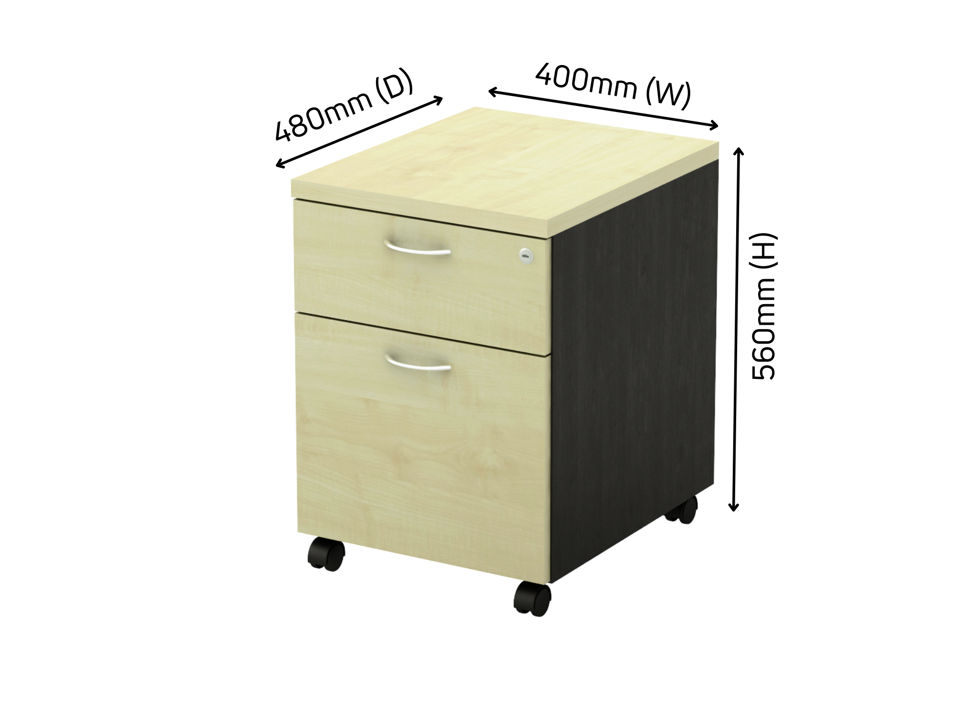 T-T-YM2 Mobile Pedestal 1D1F